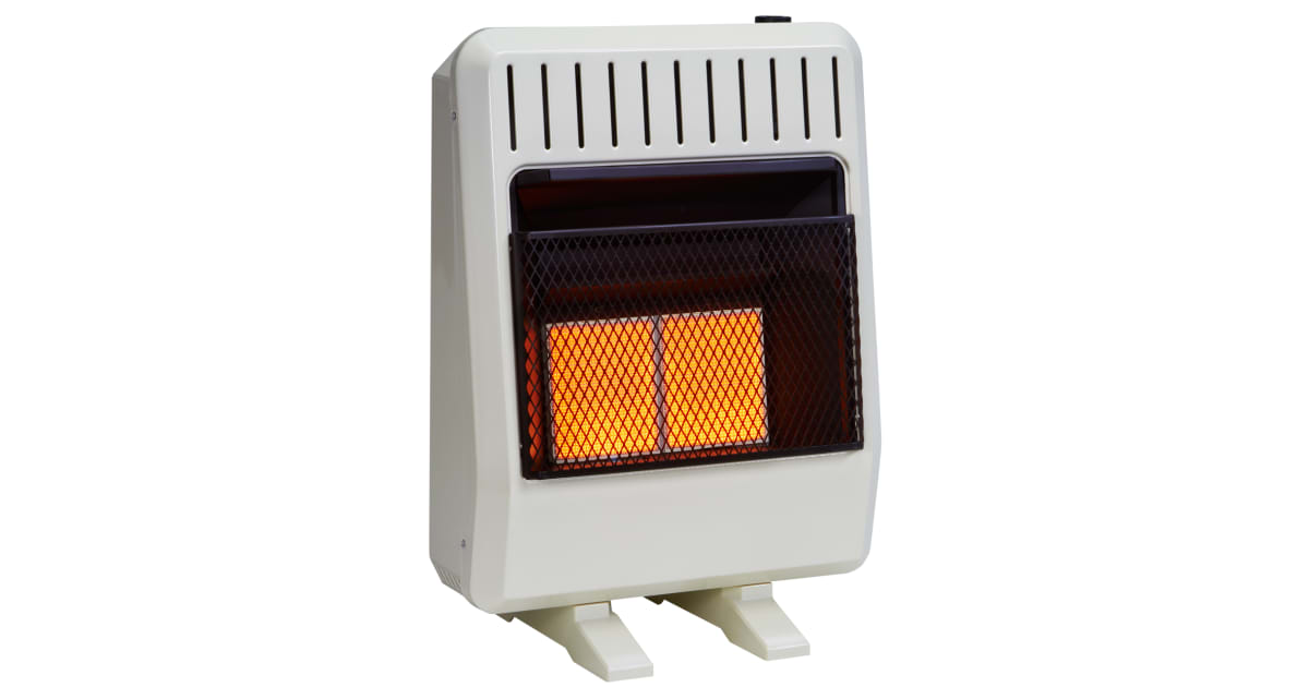 Avenger FDT2IR 20,000 BTU Dual Fuel Infrared Space Heater with Blower ...