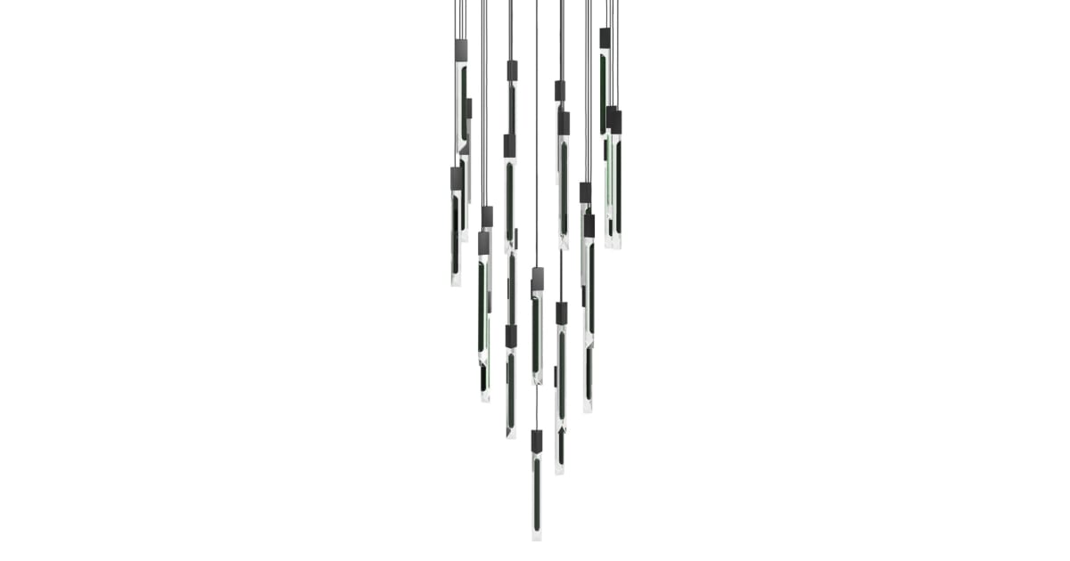 Avenue Lighting HF5431-BLK-JAD Alpine 31 Light 36" Wide LED Multi Light ...