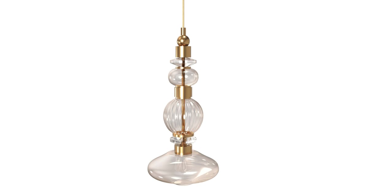 Avenue Lighting HF7901-AB Avra 9" Wide Mini Pendant | Build.com