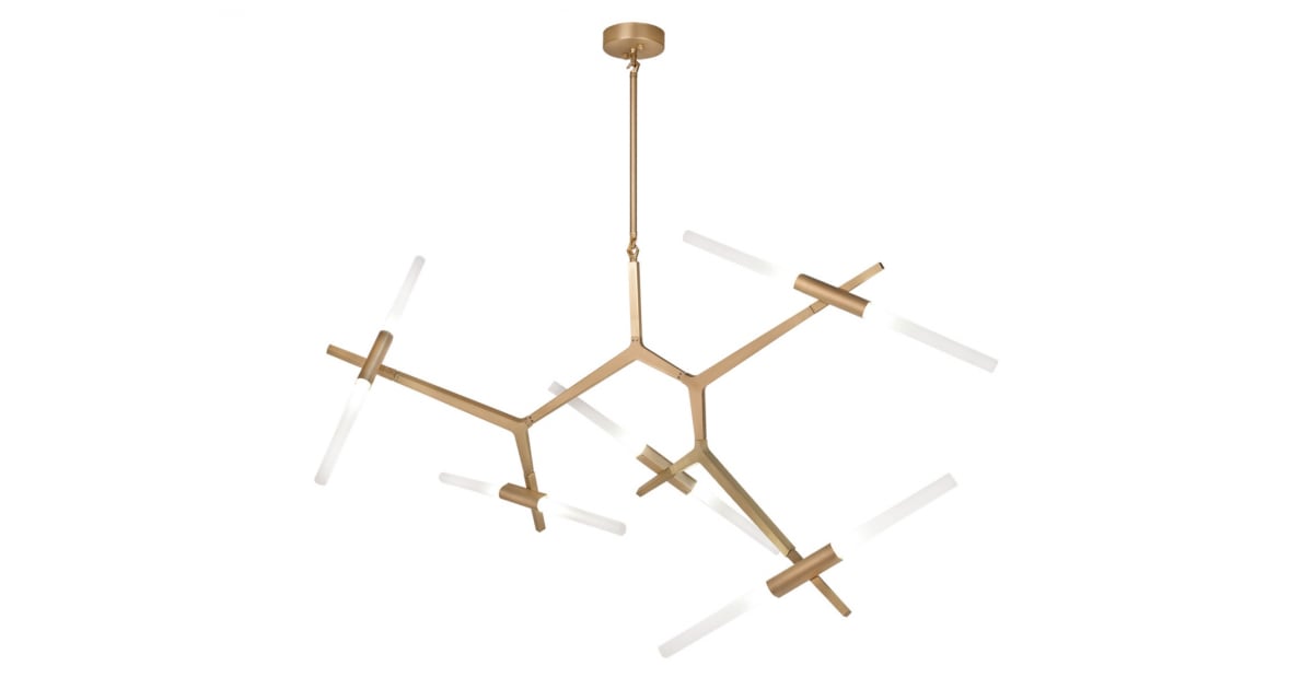 Avenue Lighting HF8059-10-BB San Vicente Blvd. 10 Light 48" Wide LED ...