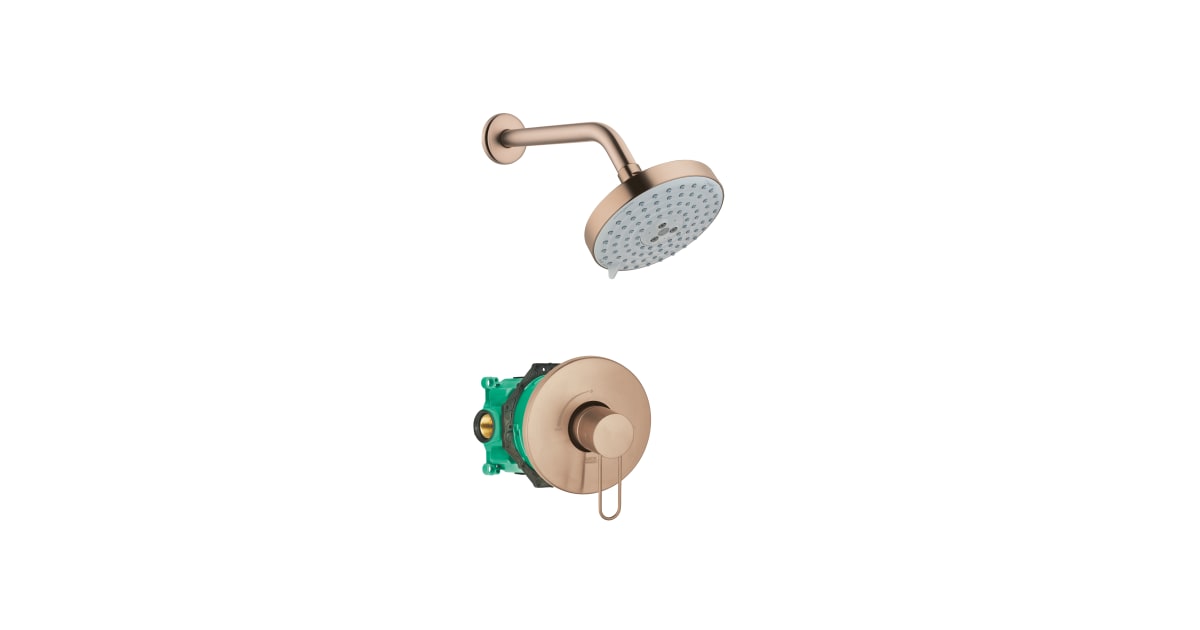 Axor AX-Uno-Loop-PB01ca-141 Uno Loop Shower Only Trim with 1.75 GPM ...