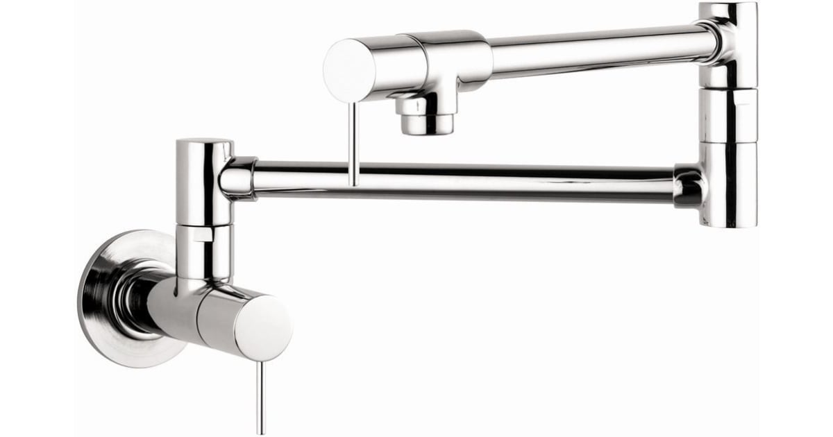 Axor 10859001 Starck Wall Mounted Double-Jointed Pot Filler with 25 ...