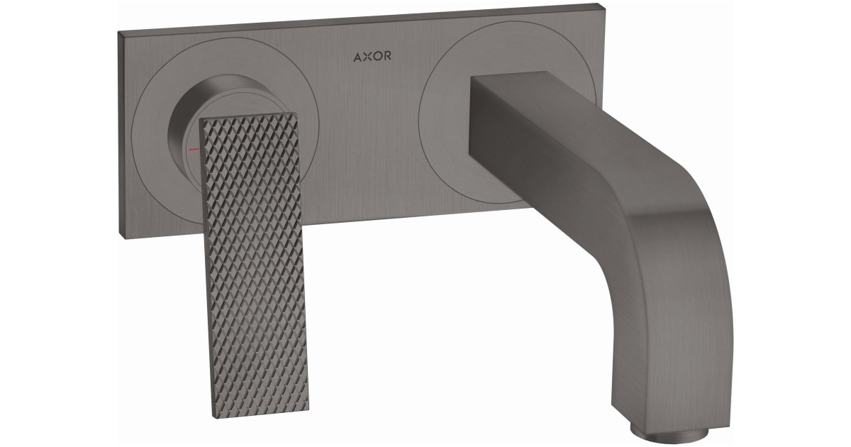 Axor 39171341 Citterio 1.2 GPM Wall Mounted Widespread Bathroom Faucet ...