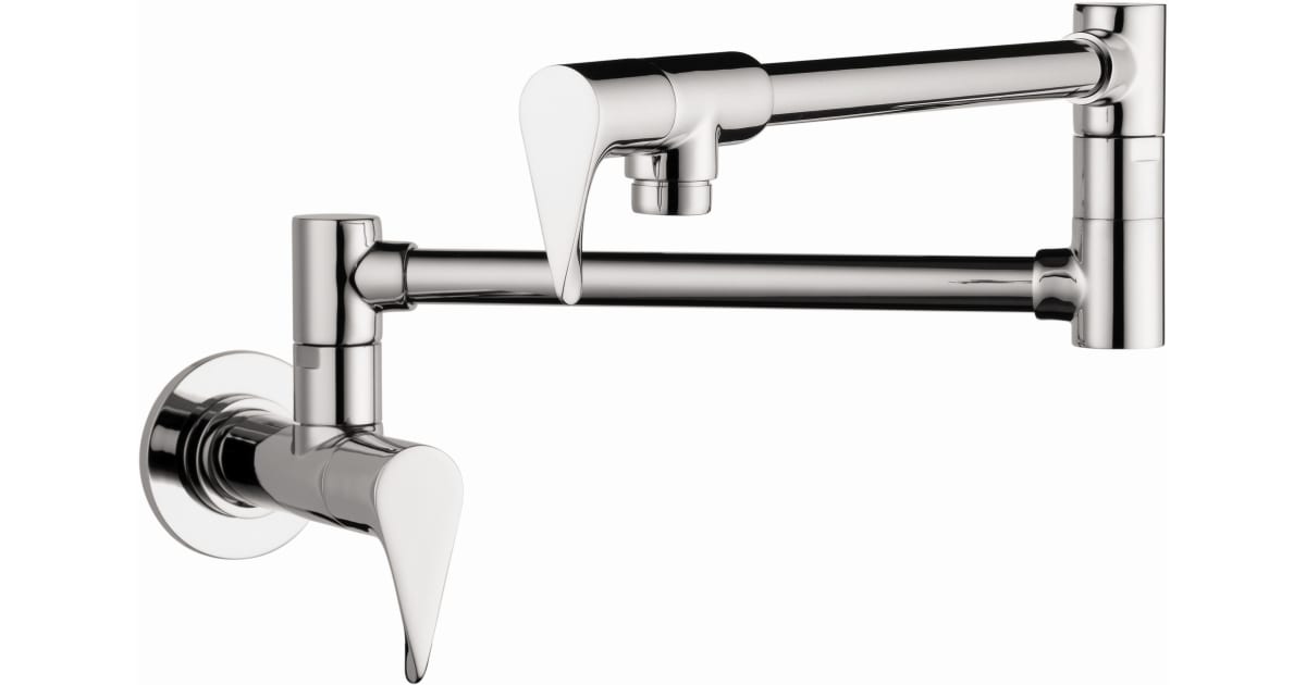 Axor 39834001 Citterio Wall Mounted Double-Jointed Pot Filler with 25 ...