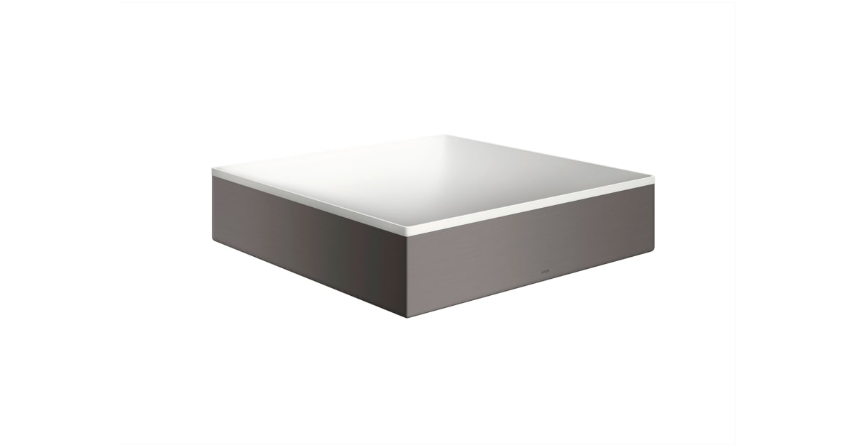 Axor 42003340 Suite Sinks 15-3/4" Rectangular Solid Surface Vessel ...