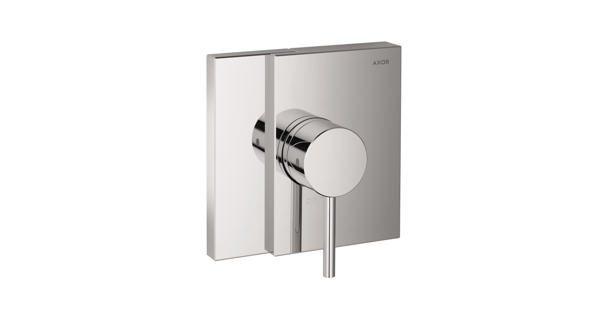 Axor 46460001 Edge Pressure Balanced Valve Trim Only with Single Lever ...