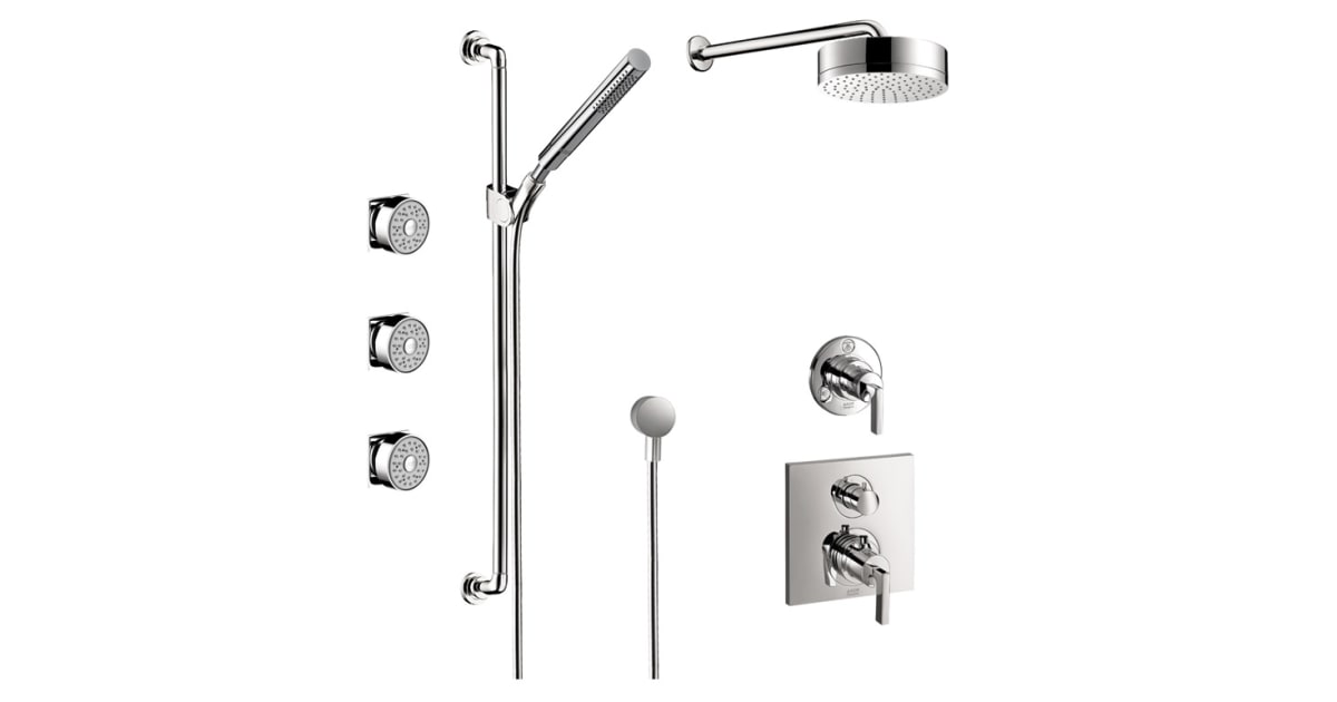 Axor AXSS-Citterio-T03-000 Citterio Thermostatic Shower System with ...