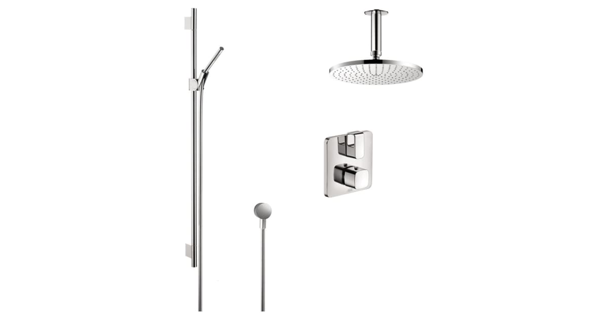 Axor AXSS-Urquiola-T02-000 Urquiola Thermostatic Shower System with ...