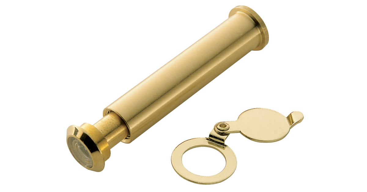 Baldwin 0156030 Observ-O-Scope Door Viewer for 2.25 Inch to 3.25 Inch ...