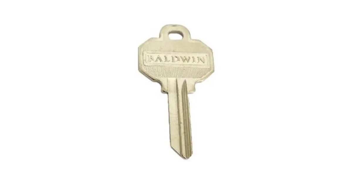 Baldwin 8335152 "C" Keyway Cut Key for 5-Pin Baldwin Locks | Ferguson Home