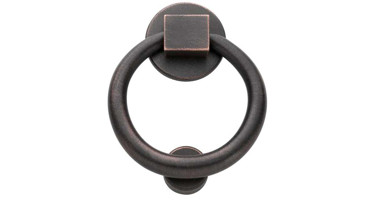 Baldwin 0195402 Ring Style Solid Brass Door Knocker | Ferguson Home