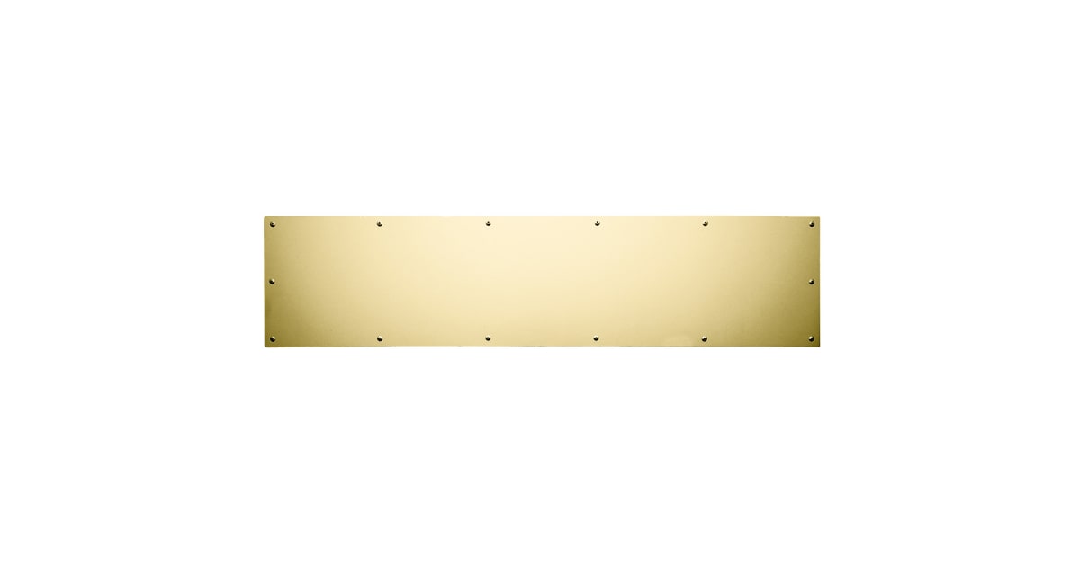 Baldwin 2000.044.0830 8 Inch x 30 Inch Solid Brass Kick Plate | Ferguson Home