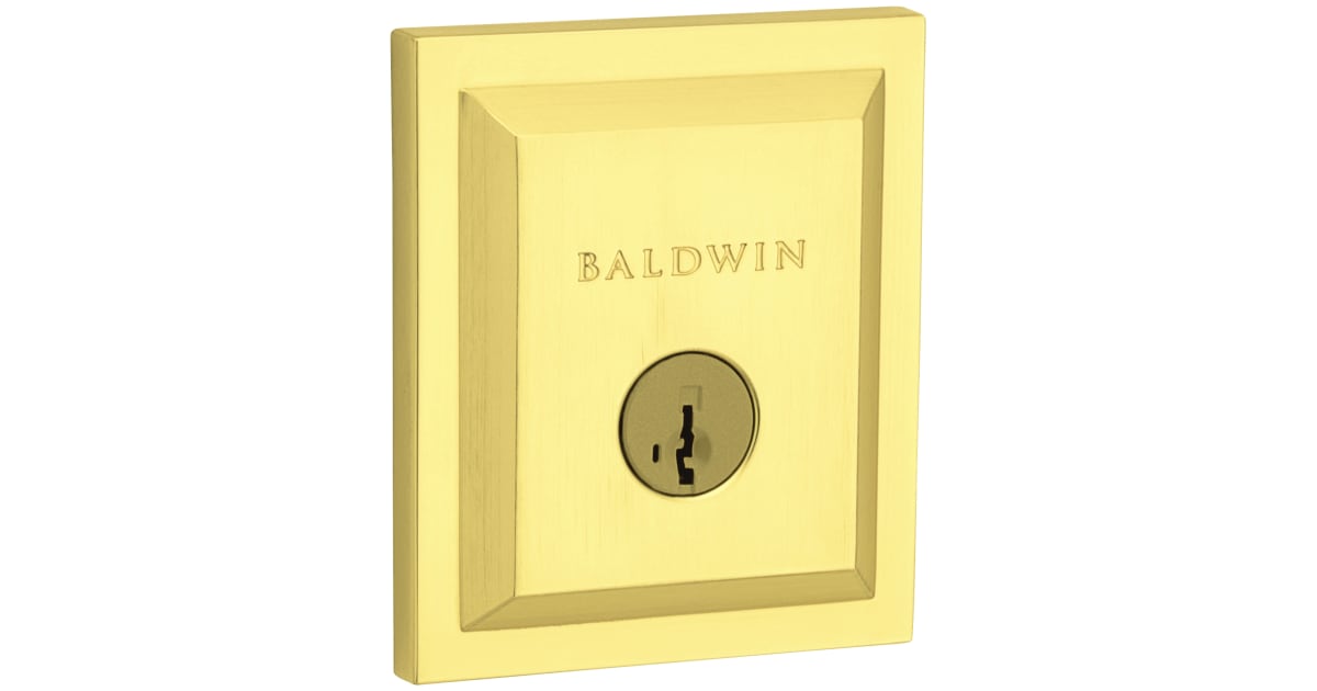 Baldwin 380SLBUS4S Torrey Pines Keyed Entry Single Cylinder Deadbolt ...