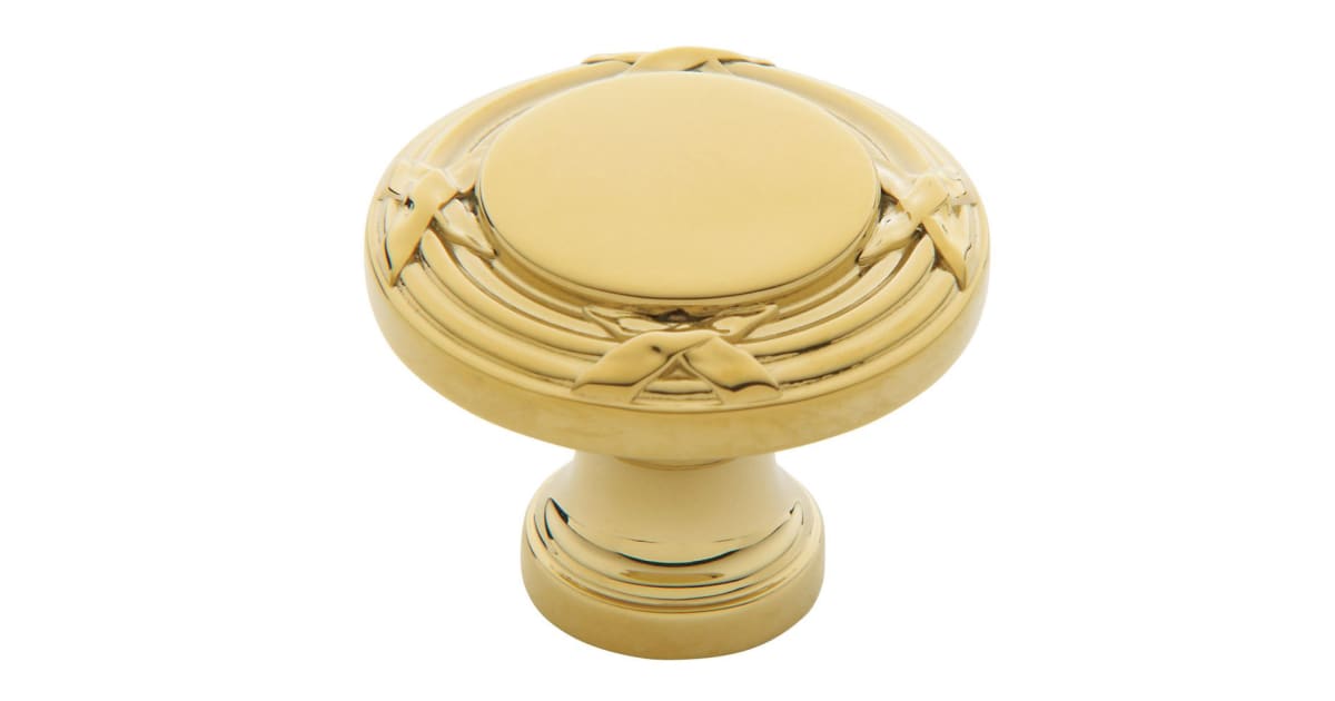 Baldwin 4629030-10PACK Edinburgh 1-1/4 Inch Mushroom Cabinet Knob ...