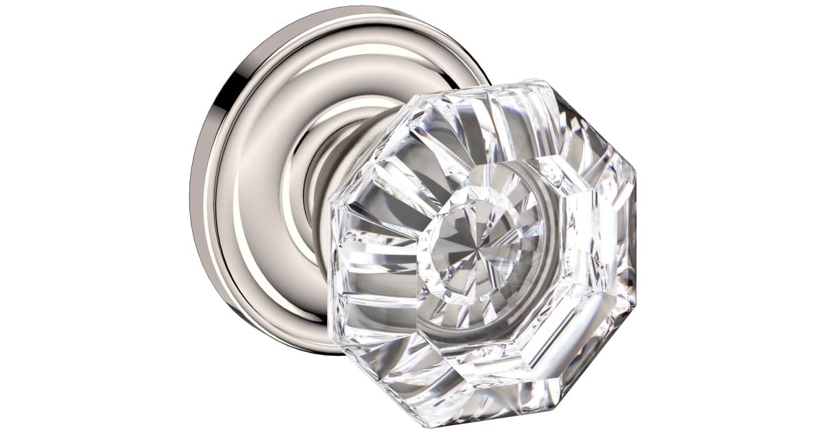 Baldwin 5080055PASS 5080 Passage Door Knob Set with 5048 Rose from the ...