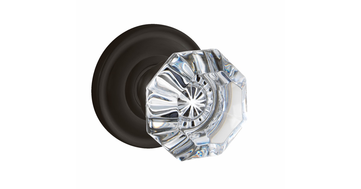 Baldwin 5080MPRIV102 Filmore Style Privacy Door Knob Set with choice of ...