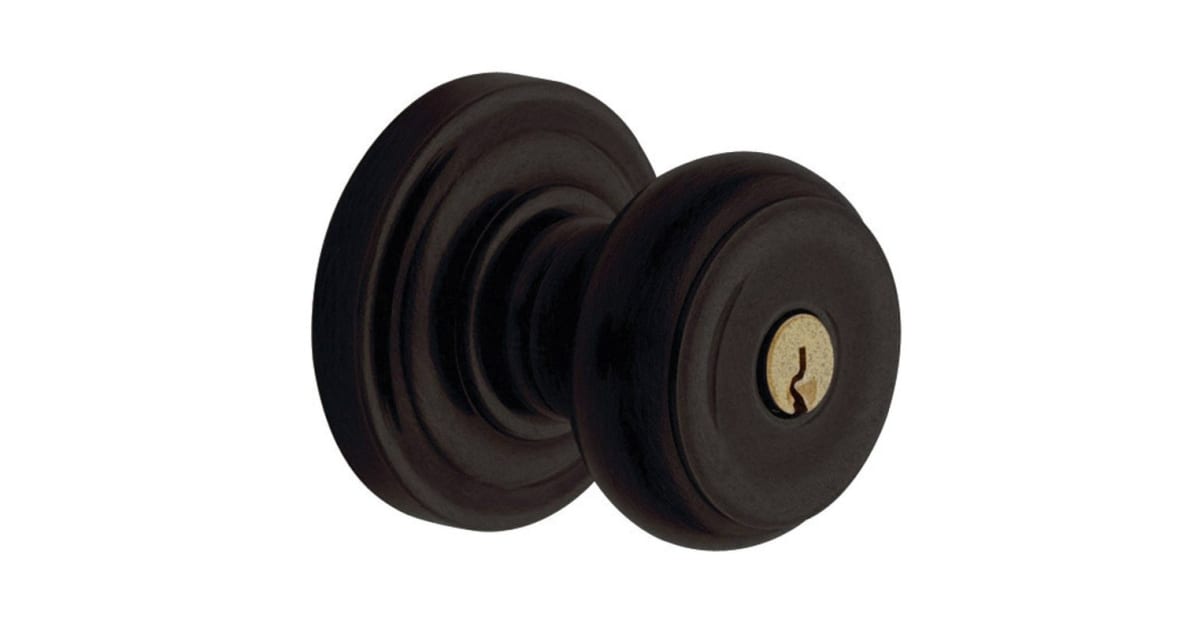 Baldwin 5213402ENTR Colonial Style Single Cylinder Keyed Entry Door ...