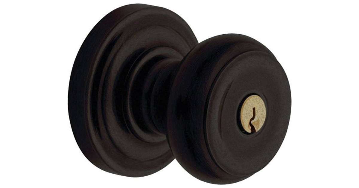 Baldwin 5214402ENTR Colonial Style Single Cylinder Keyed Entry Door ...
