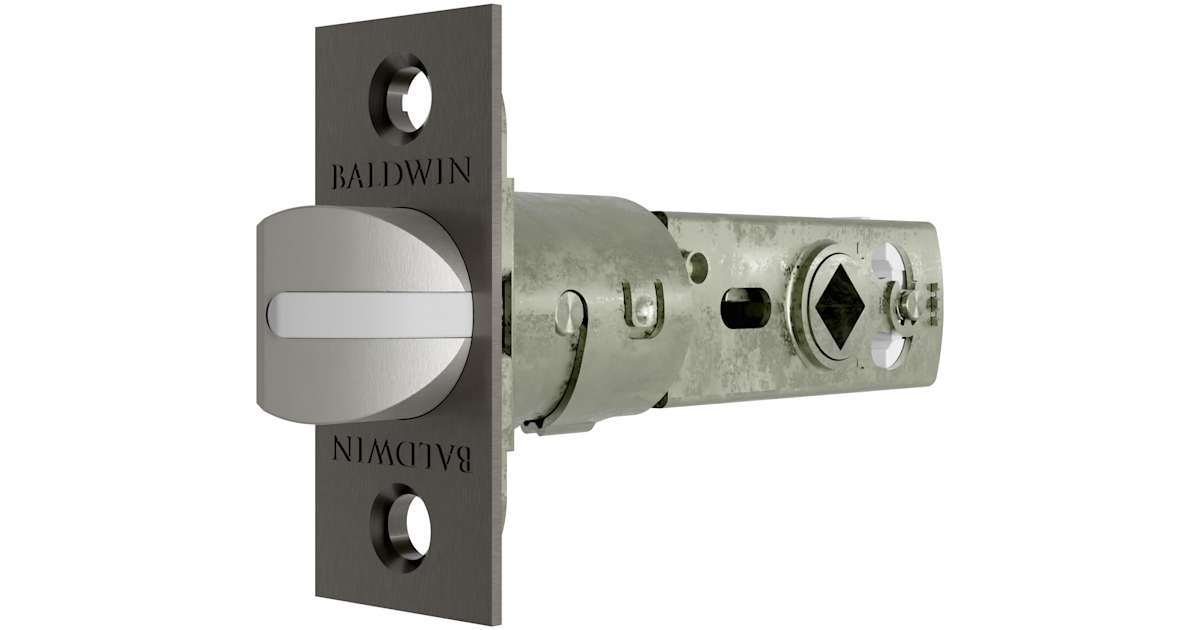 Baldwin 5540076 Adjustable Estate Passage Latch with Knob and Lever ...