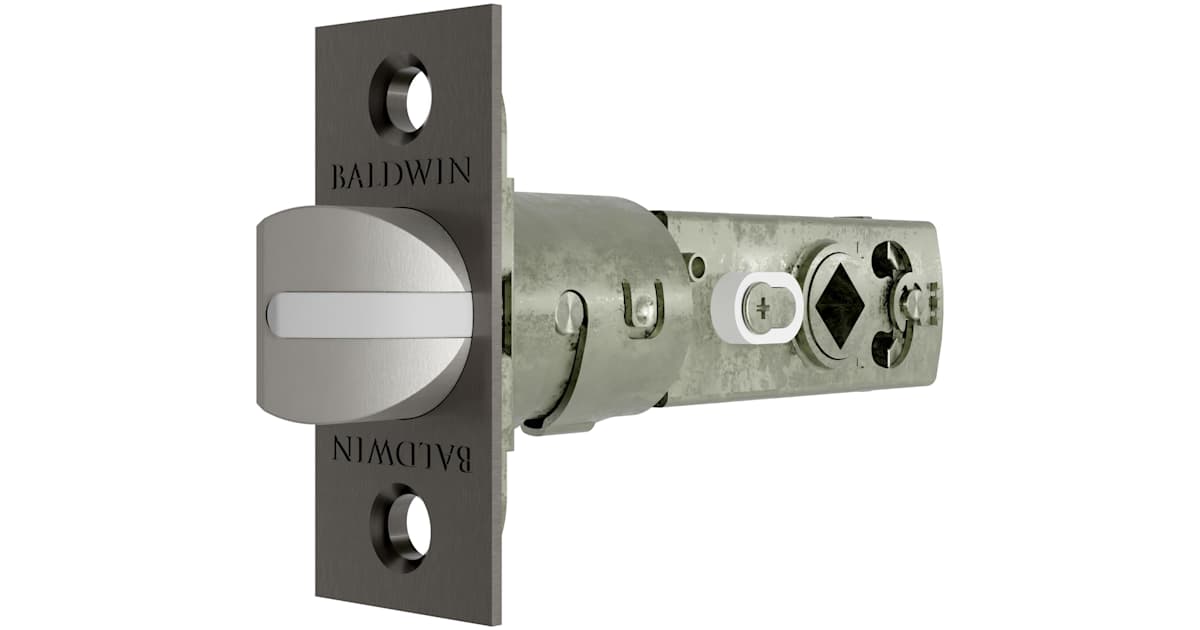 Baldwin 5540076P Adjustable Estate Privacy Latch with Knob and Lever ...