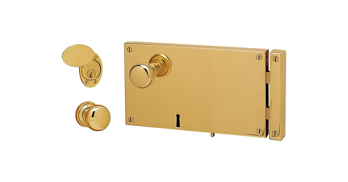 Baldwin 5644031 Keyed Entry Door Rim Lock | Ferguson Home