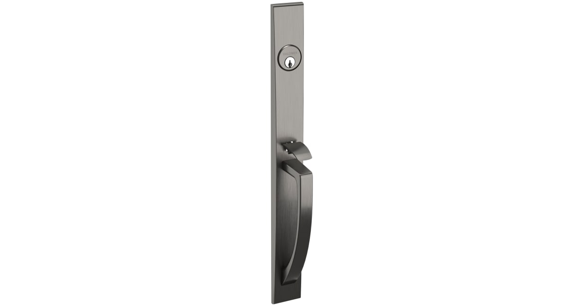 Baldwin 6966076RENT Lakeshore Right Handed Full Plate Single Cylinder ...