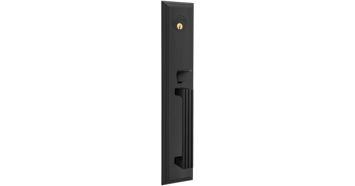 Baldwin 85342402ENTRX Tremont Full Plate Single Cylinder Keyed Entry ...