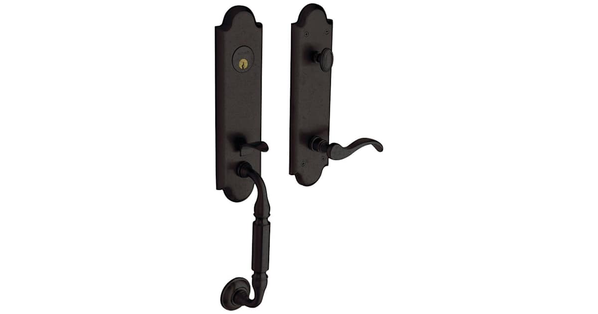Baldwin 85350402LFD Left Handed Manchester Dummy Handleset with Wave ...