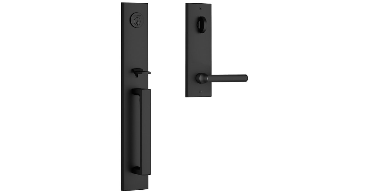 Baldwin EESANXTUBCQE190S Santa Cruz Full Plate SmartKey Single Cylinder ...