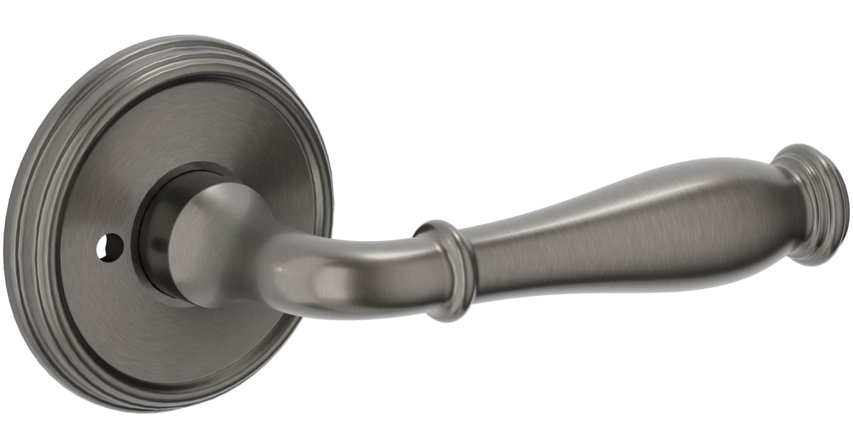 Baldwin L034076PRIV Nashville Privacy Door Lever Set with 5134 Rose ...