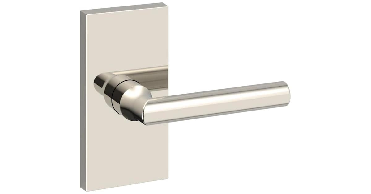 Baldwin PSTUBCFR055 Tube Passage Door Lever Set with 5 Inch Rectangle ...