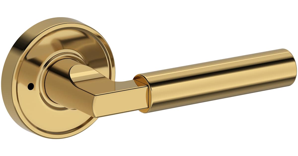 Baldwin PVLKFRRRR003 Lake Forest Privacy Door Lever Set with Recessed ...