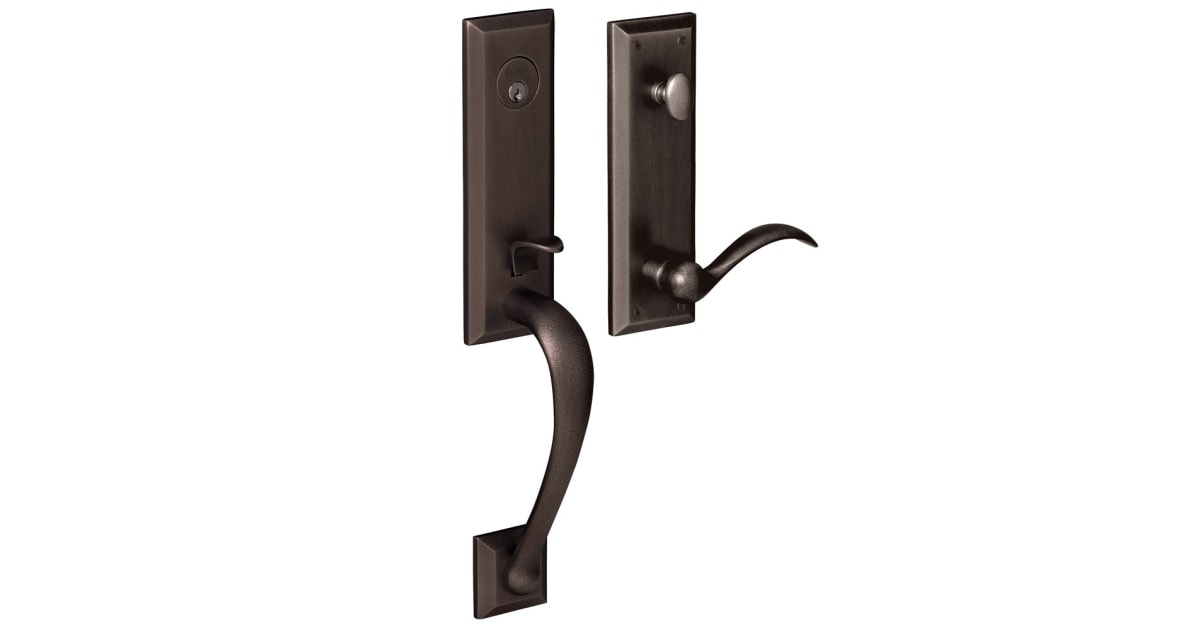 Baldwin 85352402LFD Left Handed Cody Dummy Handleset with Beavertail ...