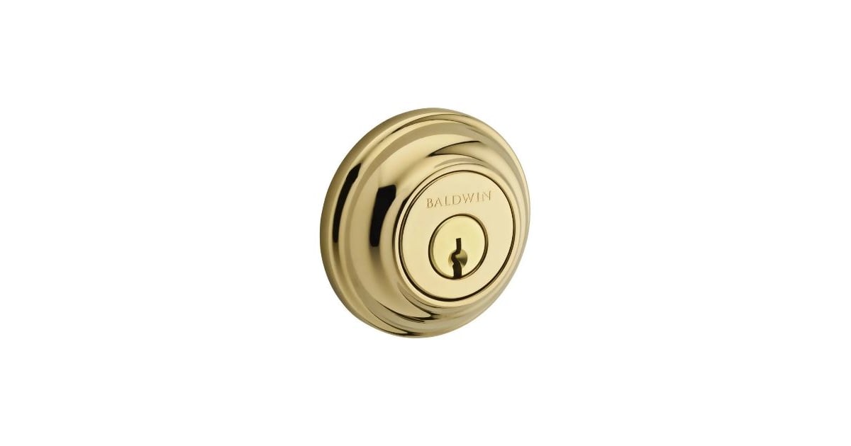Baldwin DCTRD003THN Traditional Round Standard C Keyway Double Cylinder ...