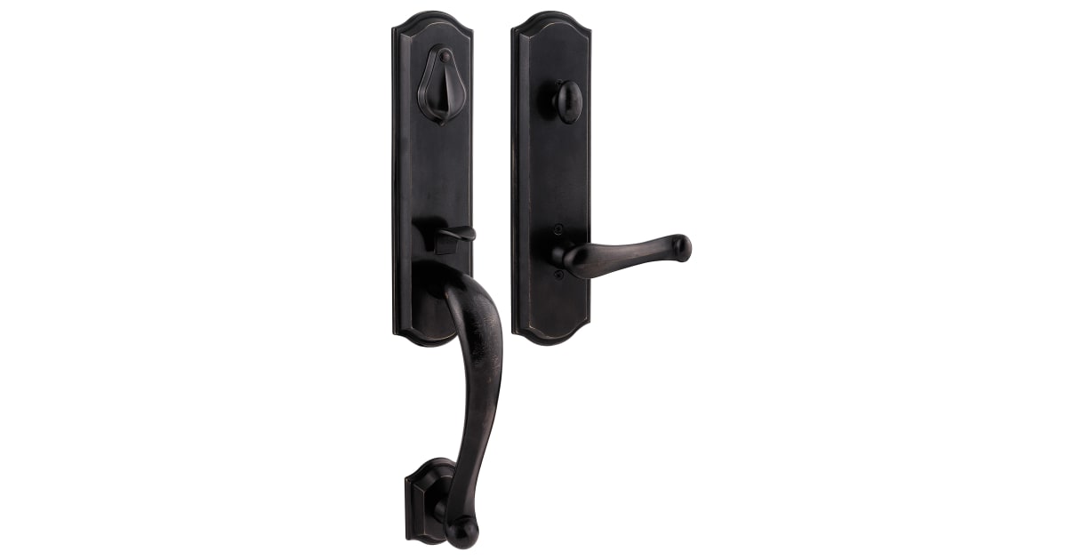 Baldwin T543471DBLC Double cylinder set with Bevel Top Knob and 3/4 ...