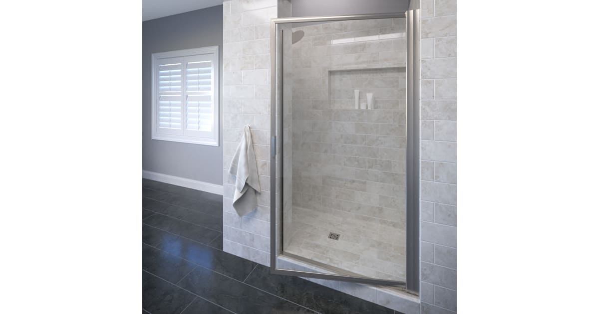 Basco SOPN00A2967XPBN Sopora 67" High x 29-1/2" Wide Hinged Framed ...