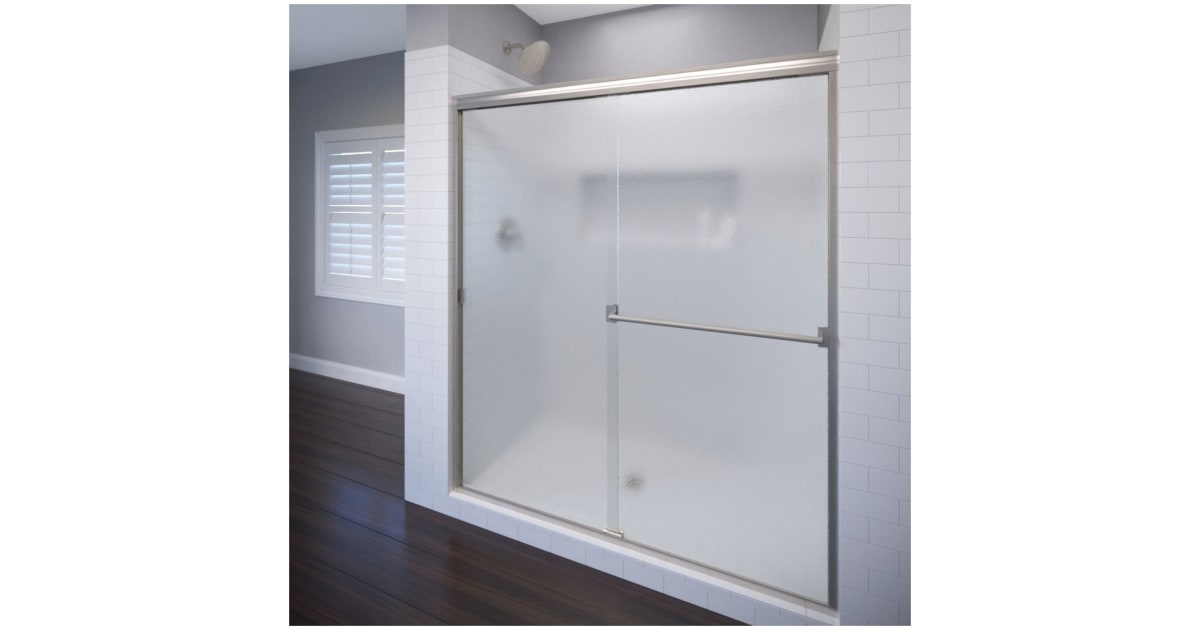 Basco CLCH05A6070OBBN Classic 70" High x 60" Wide Bypass Framed Shower ...