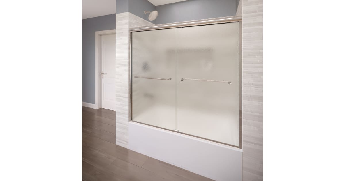 Basco INFH05A5857OBBN Infinity 57" High x 58-1/2" Wide Bypass Semi ...