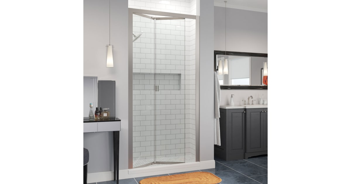 Basco INFH11A3567XPBN Infinity 67" High x 35" Wide Pivot | Build.com