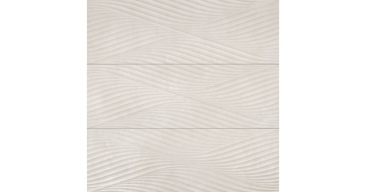 Bedrosians DECDONBEI1340WAVM Donna - 13" x 40" Rectangle Wall Tile ...