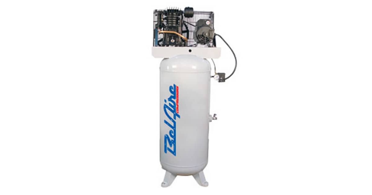 BelAire Compressors 338V4 5 HP 80 Gal 175 Max PSI 18.5 CFM Two-Stage ...