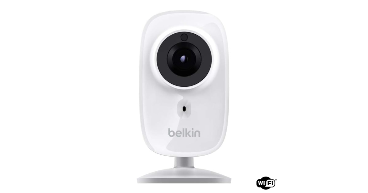 Belkin F7D7606 NetCam HD+ Wireless IP Camera with Night Vision, Built ...