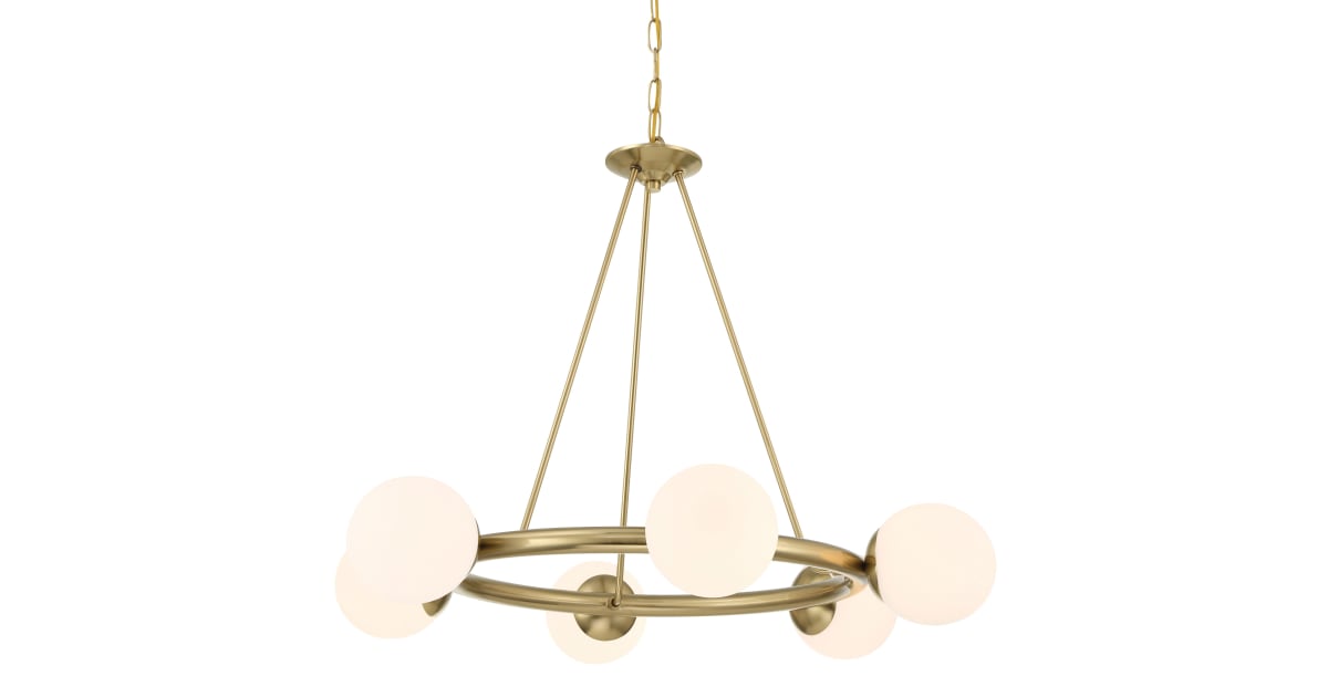 Bellevue CLCH25232GL 6 Light 34" Wide Ring Chandelier | Ferguson Home