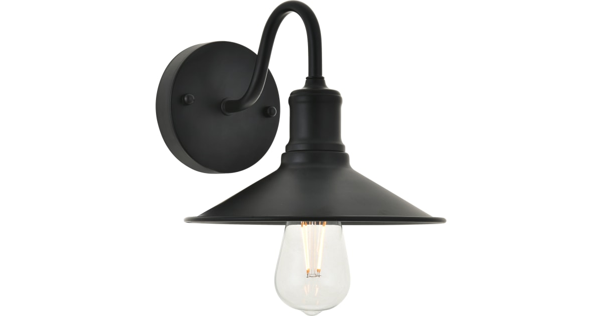 Bellevue EGBF82385BK Glynis Single Light 8" Tall Bathroom Sconce ...