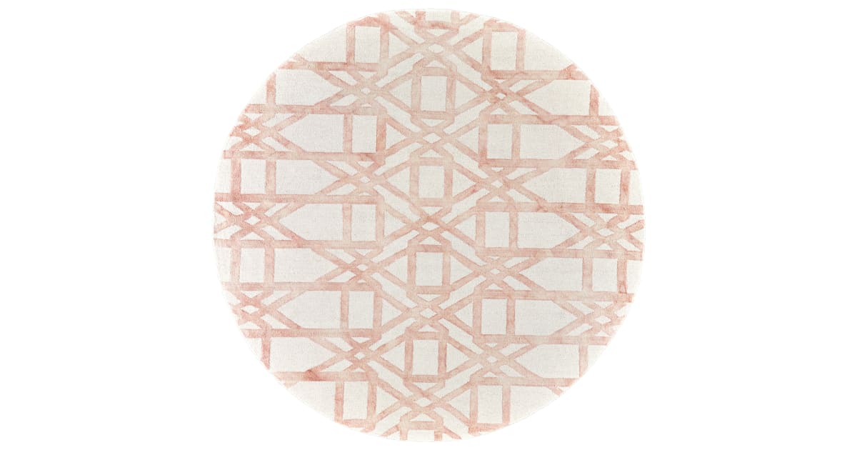 Bellevue FZRG19163FB Matteo 10' x 10' Wool Hand Tufted Geometric Round ...