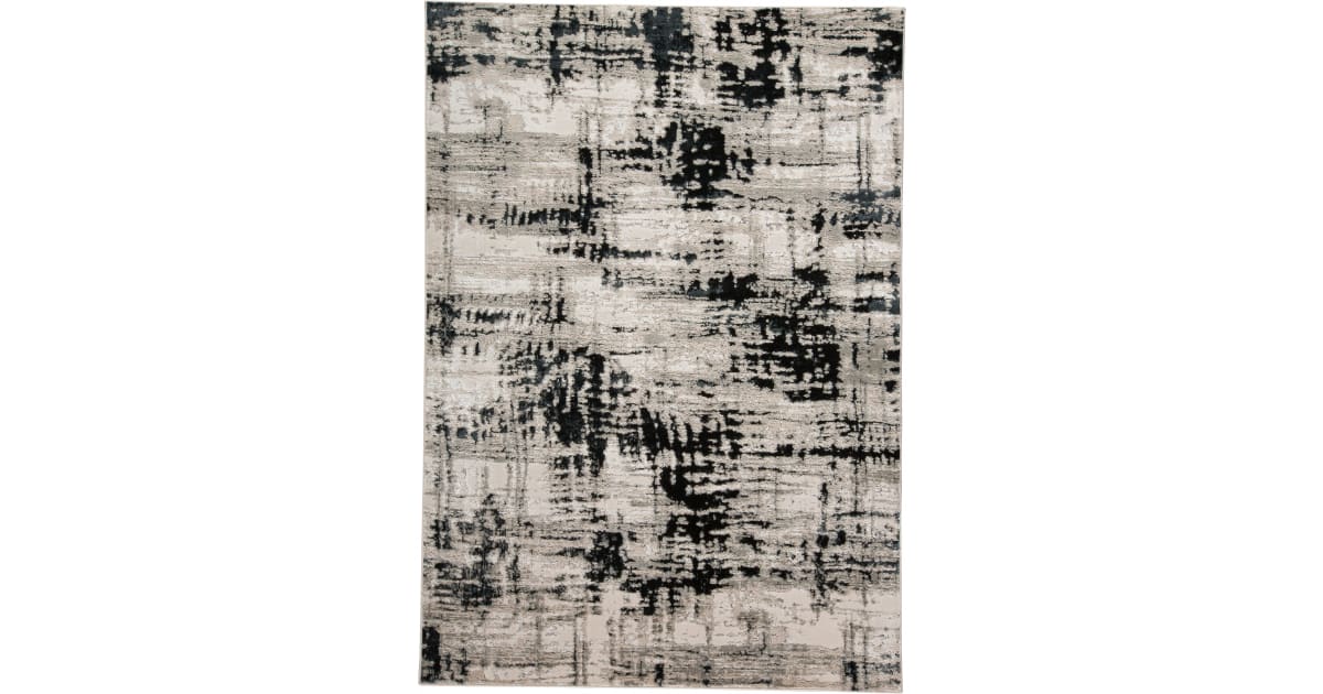 Bellevue FZRG77833CO Brjen 1-3/4' x 2-3/4' Polyester Abstract ...