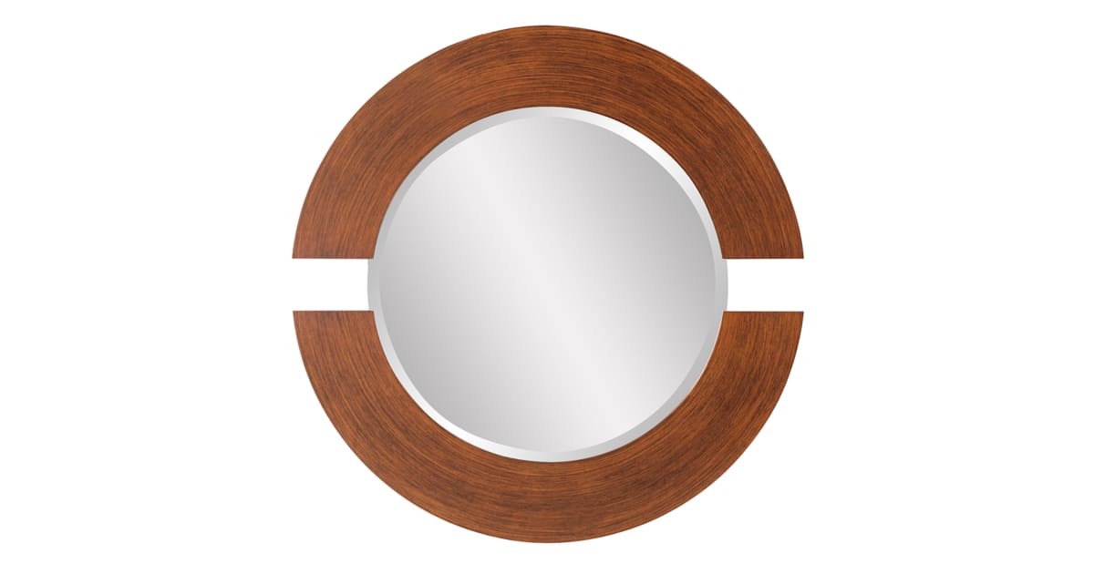 Bellevue HEMIR42083BC 38" Diameter Circular Framed Bathroom Mirror ...