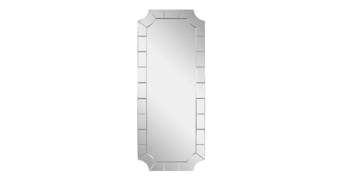 Bellevue HEMIR85706CHM 72" x 30" Rectangular Beveled Frameless Accent ...