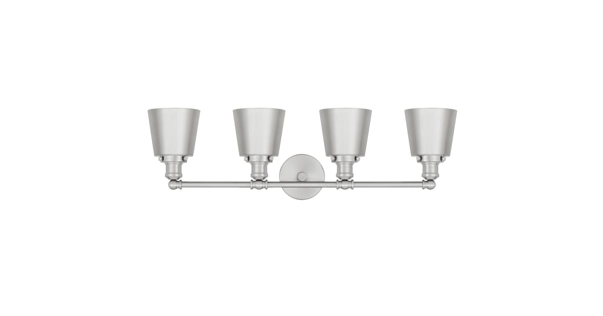 Bellevue MVBF196BN Iowa 4 Light 32" Wide Bathroom Vanity Light ...