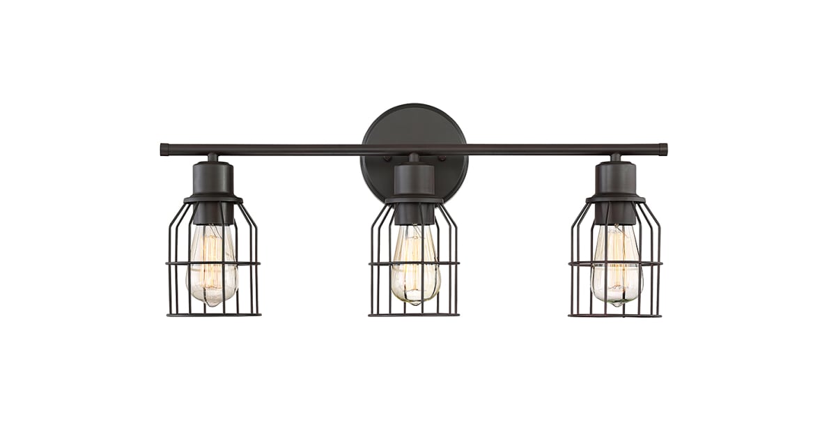 Bellevue SH80004ORB 3 Light 24" Wide Bathroom Vanity Light | Ferguson Home